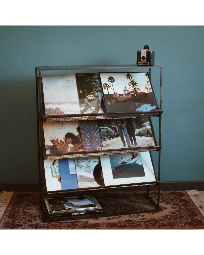 Range vinyle Glen | Meubles vinyles - Présentoir disque vinyle